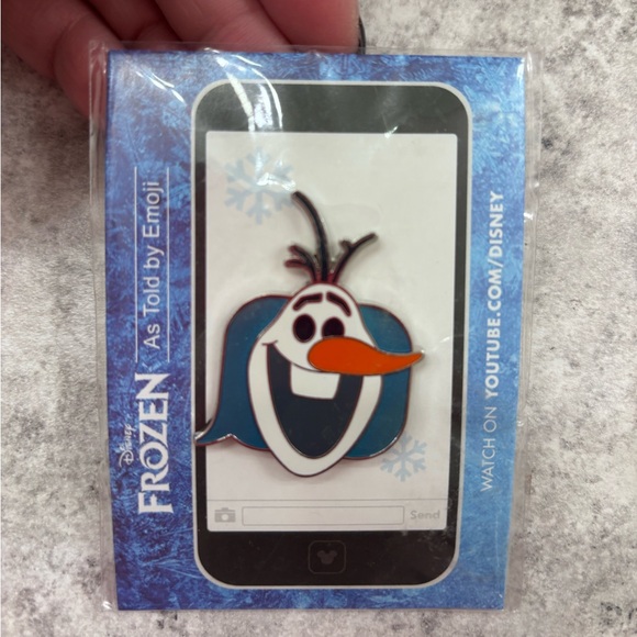 Disney | Other | D23 Expo Disney Frozen As Told By Emoji Olaf Pin New ...